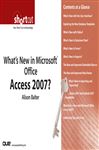 What's New in Microsoft Office Access 2007? (Digital Short Cut ...
